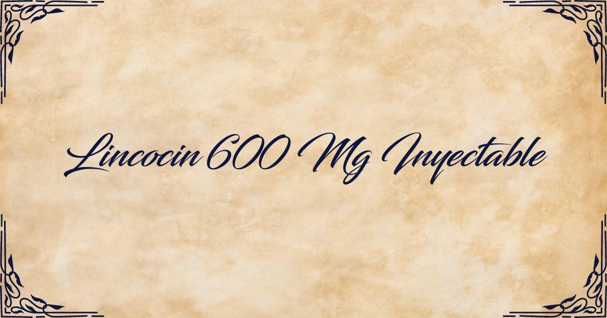 Lincocin 600 Mg Inyectable: Información Completa sobre ...