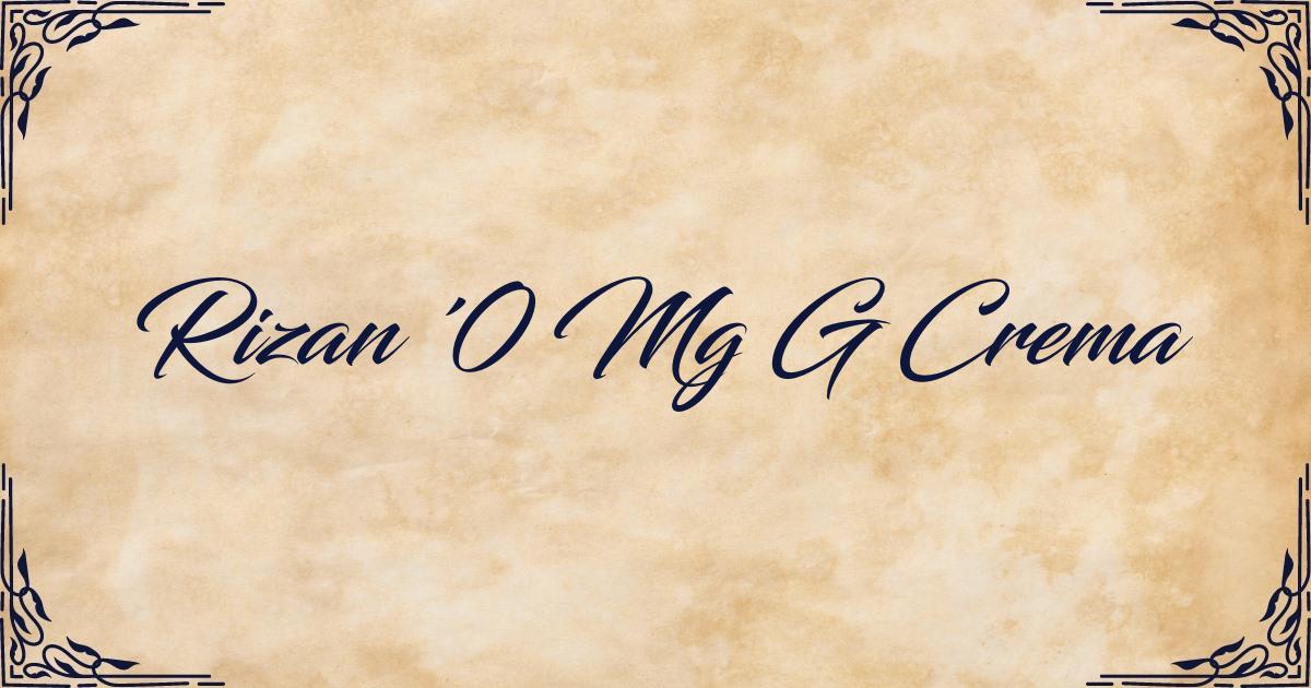 Rizan 10 Mg G Crema: Información Completa sobre Contraindicaciones ...